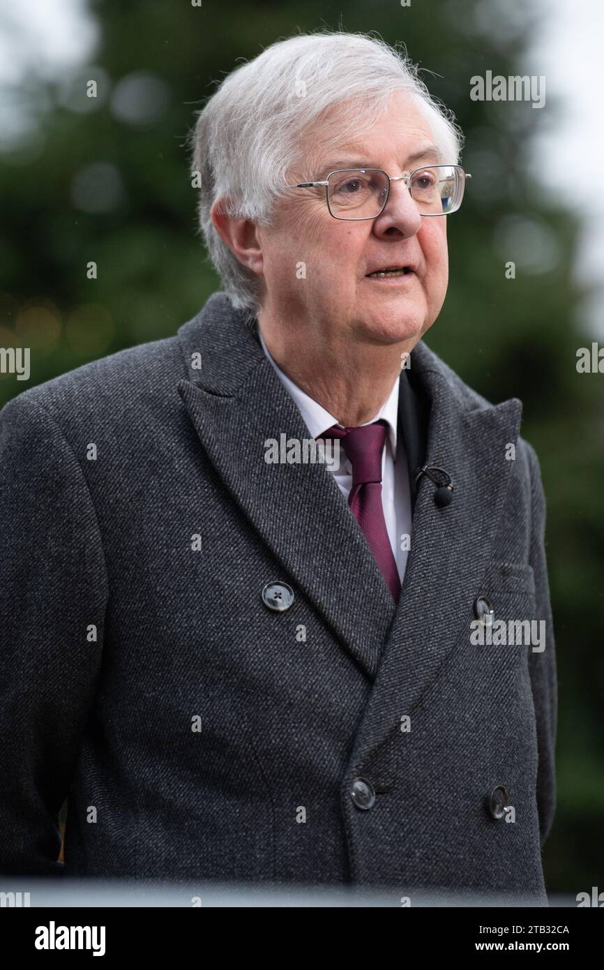 London, UK. 04 Dec 2023. Wales First Minister Mark Drakeford is ...