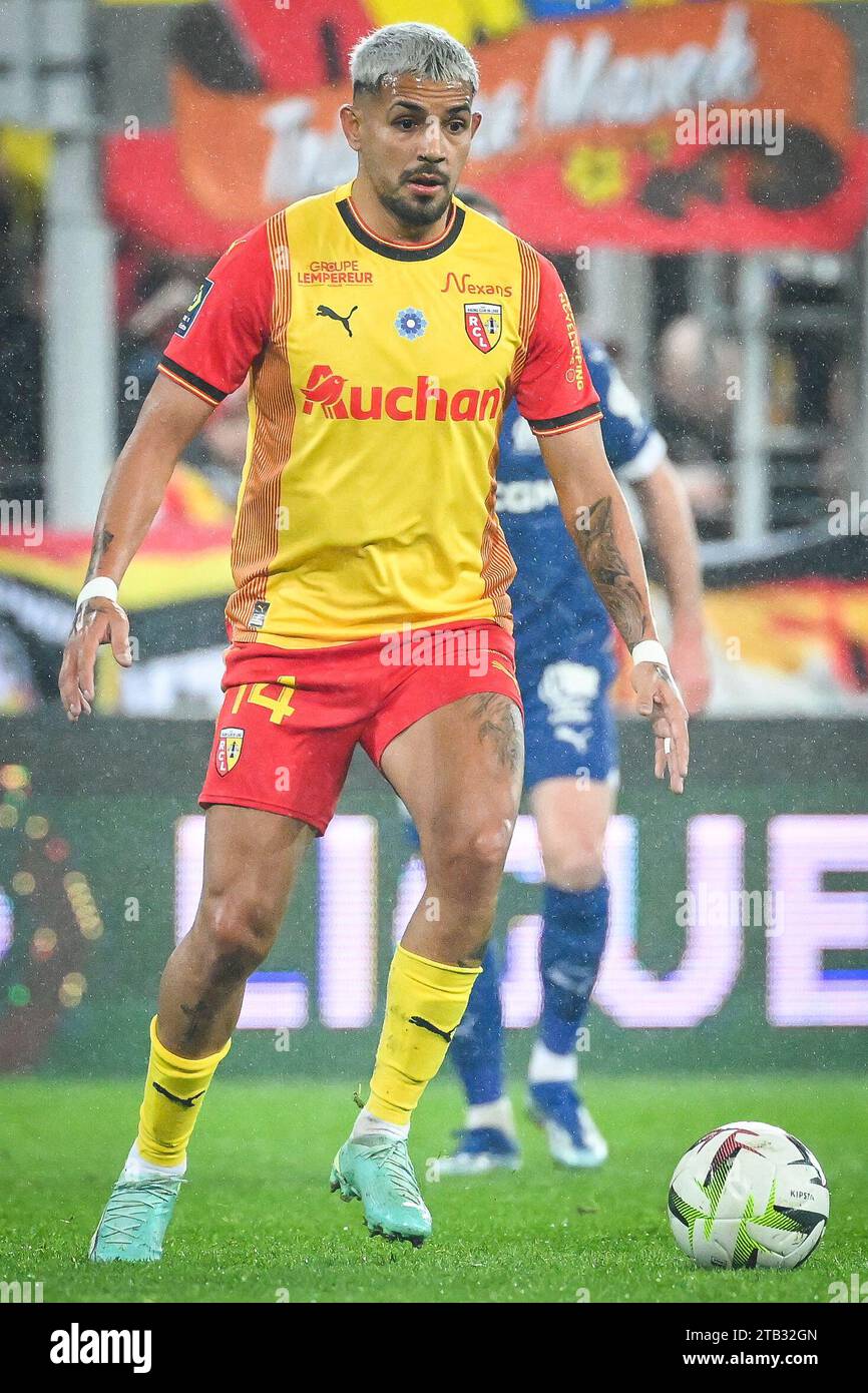 Lens, France. 12th Nov, 2023. Facundo Axel MEDINA of Lens during the ...