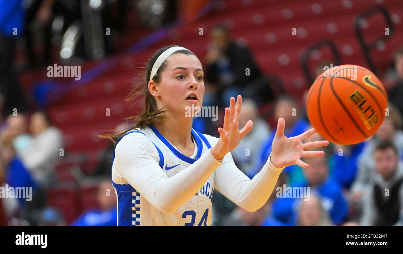Kentucky guard Emma King (34) during an NCAA basketball game against ...