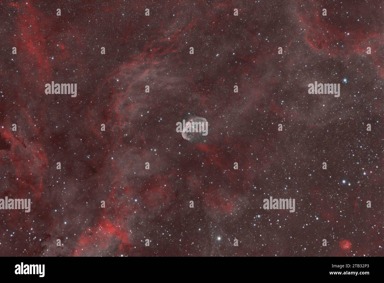 NGC 6888 Cresent nebula Stock Photo - Alamy