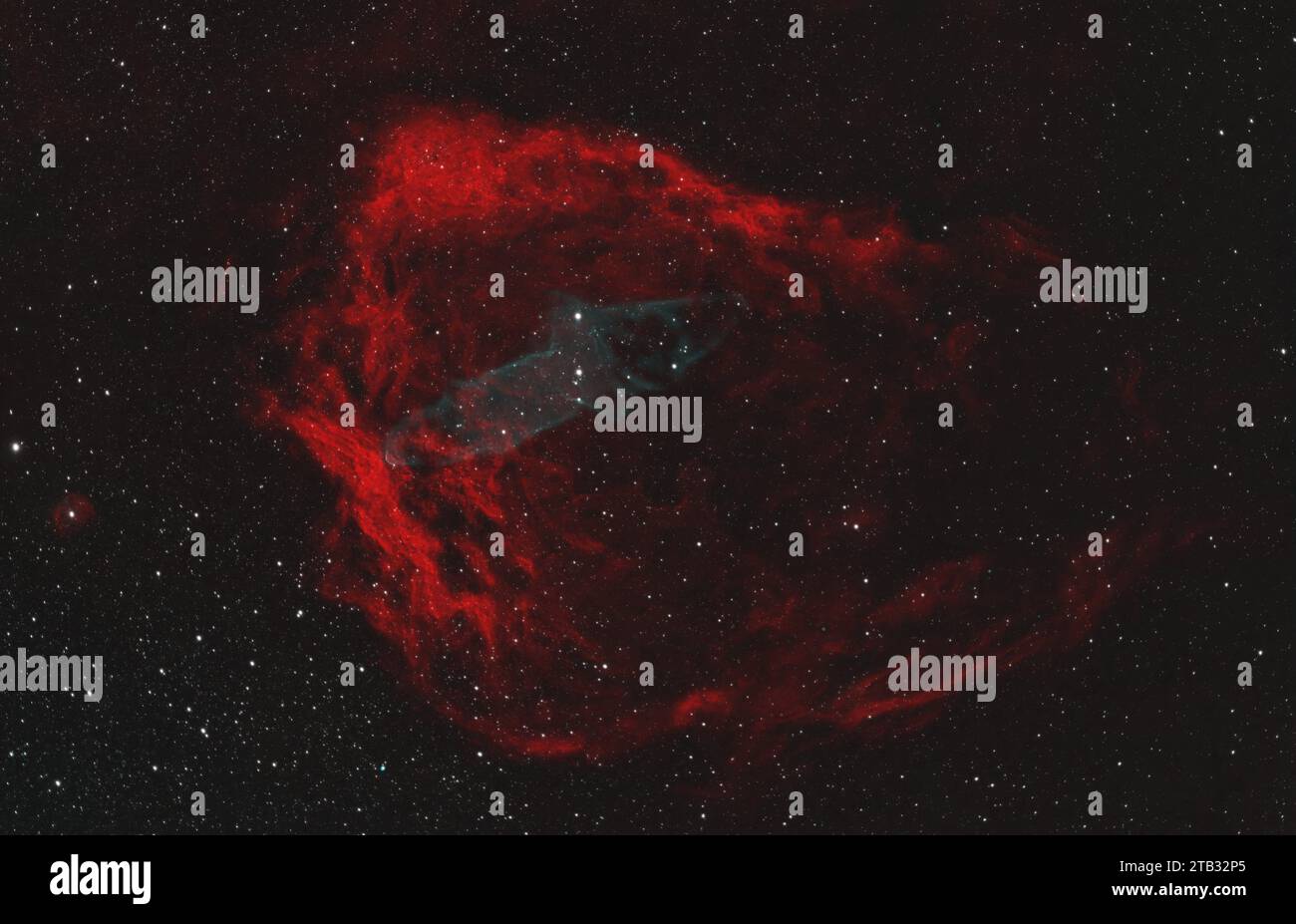 Sh2-129 Flying bat and squid nebula Stock Photo - Alamy