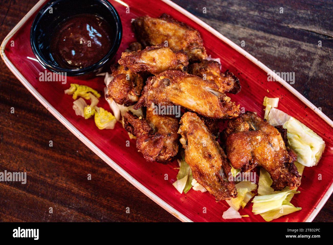 Roast chicken birds eye view hi-res stock photography and images - Alamy