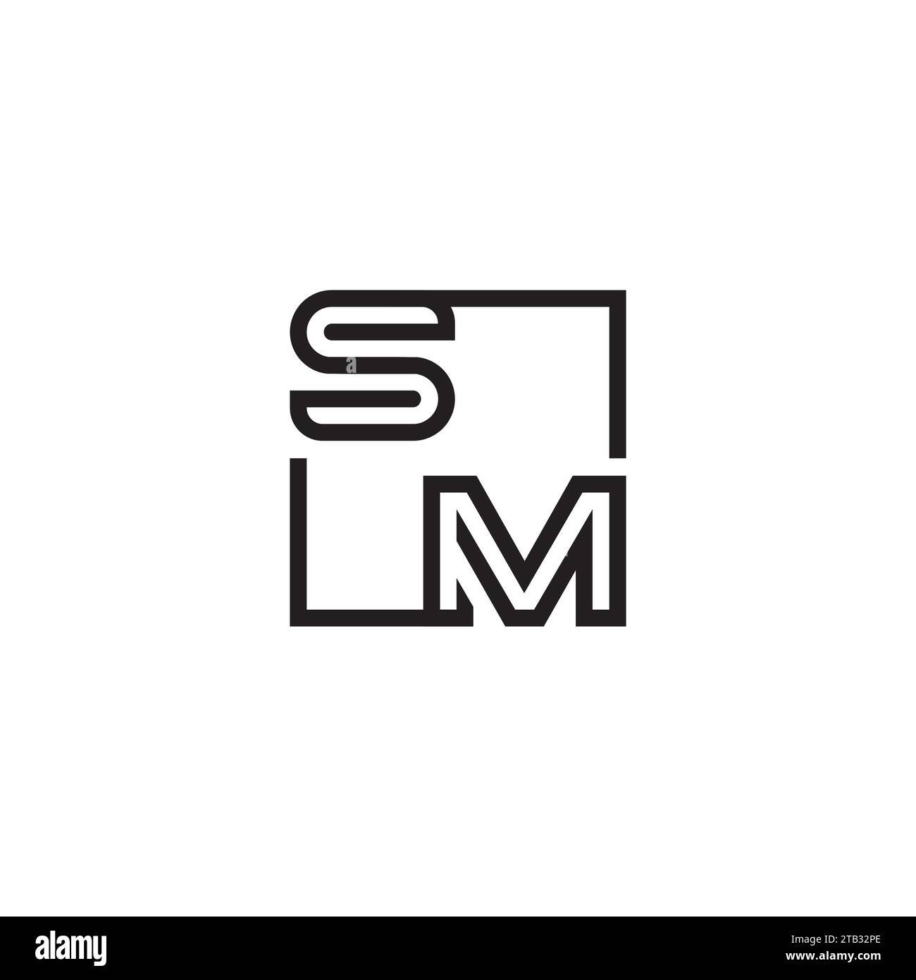 Sm logo vector vectors hi-res stock photography and images - Alamy