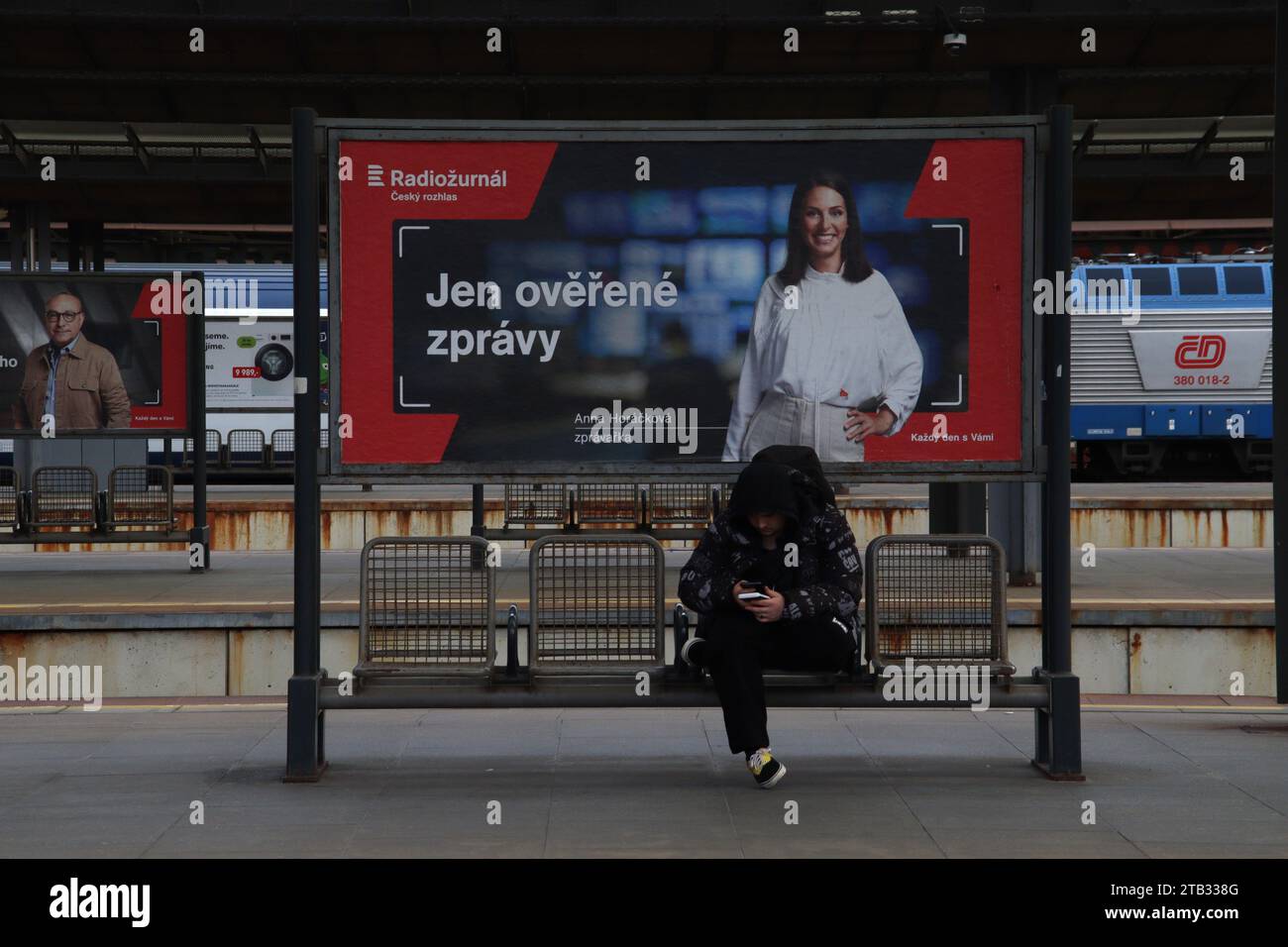 Praha hlavni nadrazi, Prague central station Stock Photo - Alamy