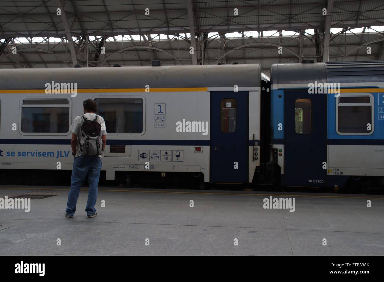 Praha hlavni nadrazi, Prague central station Stock Photo - Alamy
