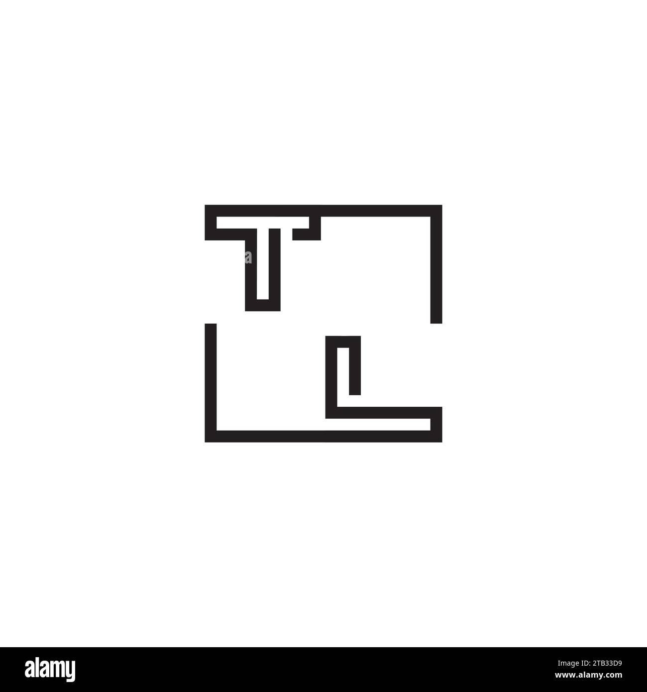TL initial logo letters in high quality professional design that will ...