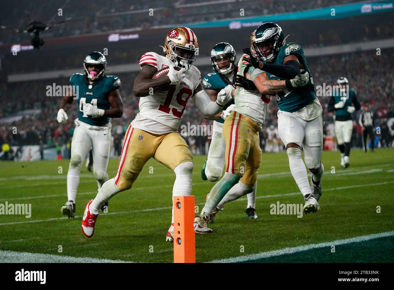 San Francisco 49ers' Deebo Samuel plays during an NFL football game ...