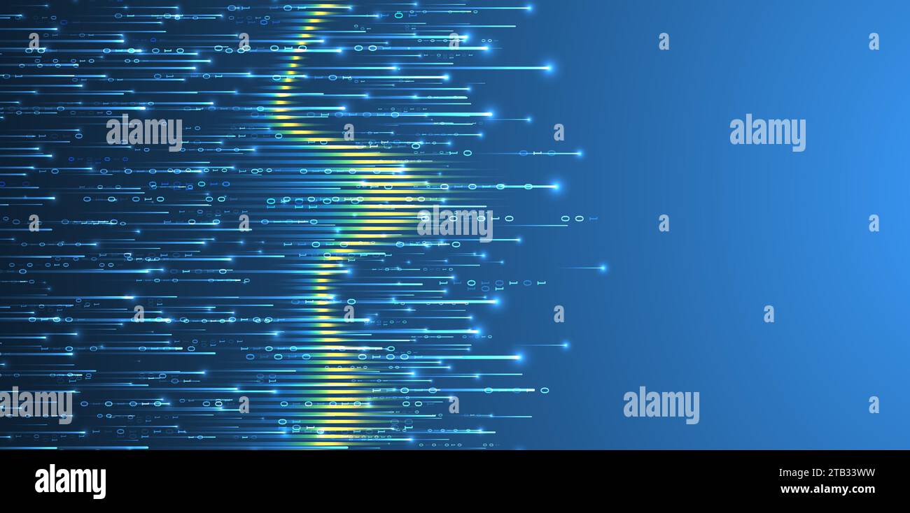 Technology background. Big data concept. Binary computer code. Hand ...
