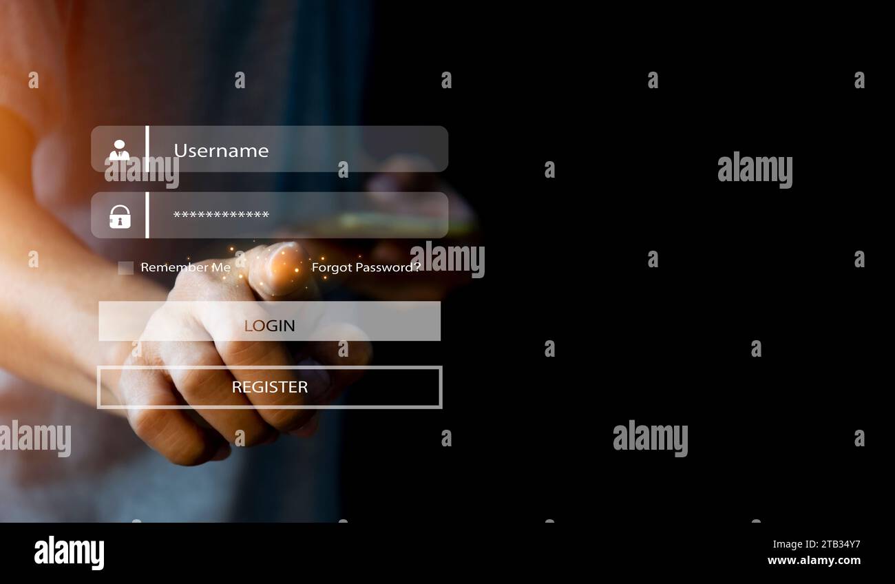 Computer safe person info hi-res stock photography and images - Alamy