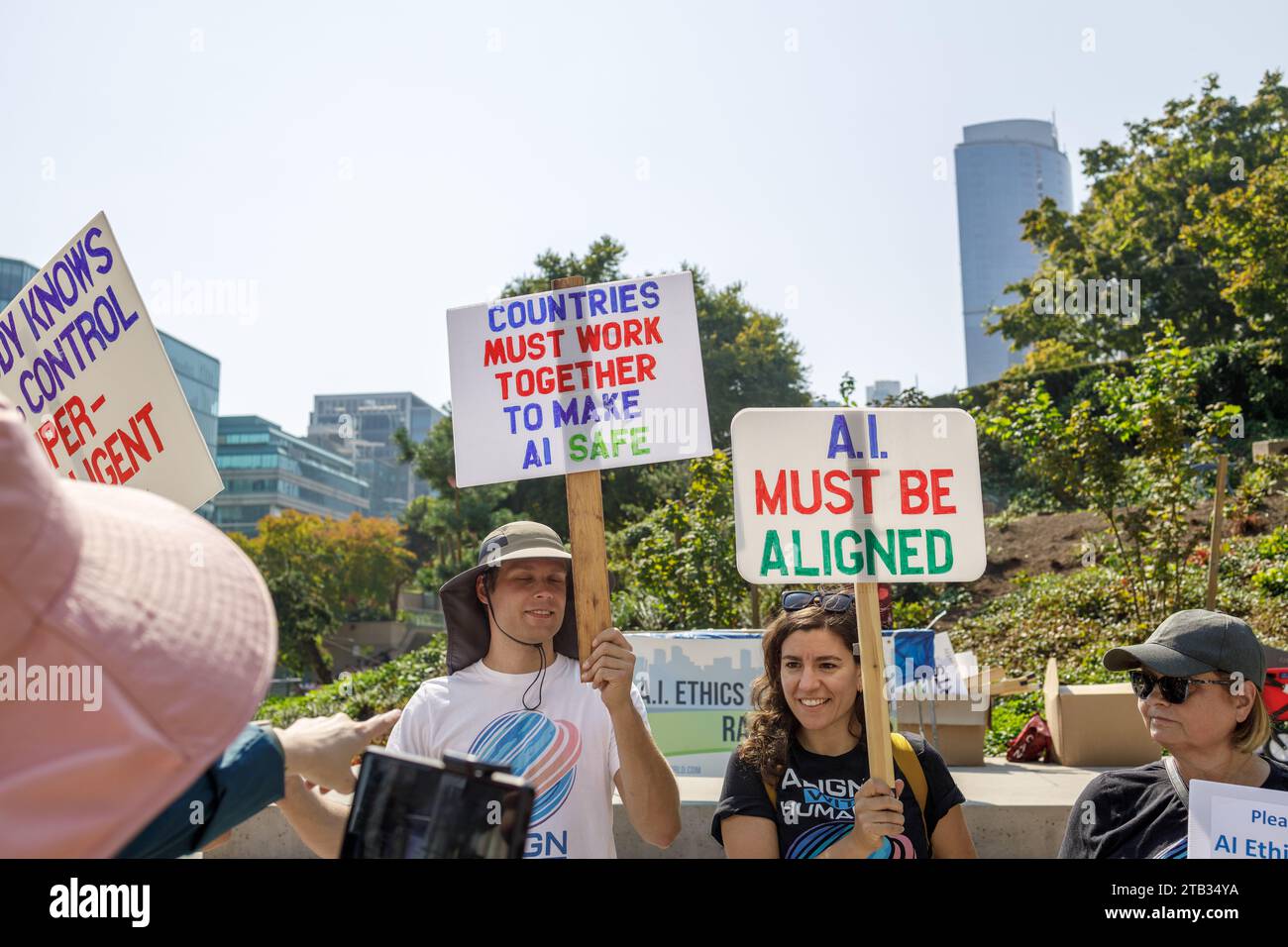 Vancouver, Canada - August 26,2023: A.I. Ethics and Safety Rally in ...