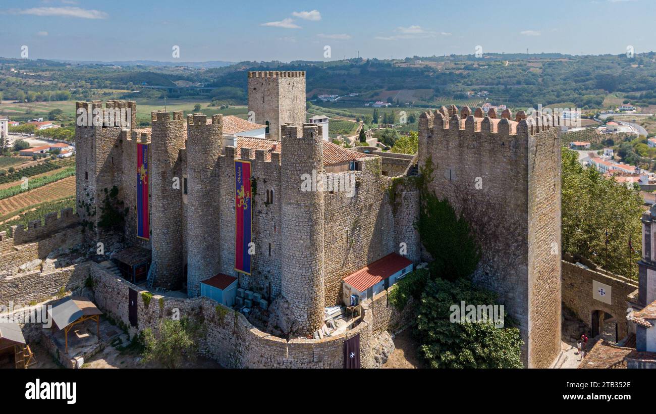 Portugal obidos castelo castle hi-res stock photography and images - Alamy
