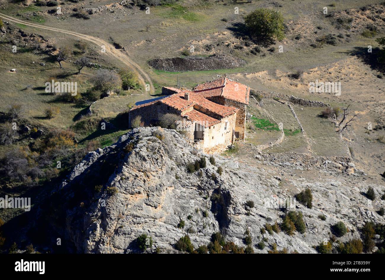 Country house. Alto Maestrazgo, Teruel province, Aragon, Spain Stock ...