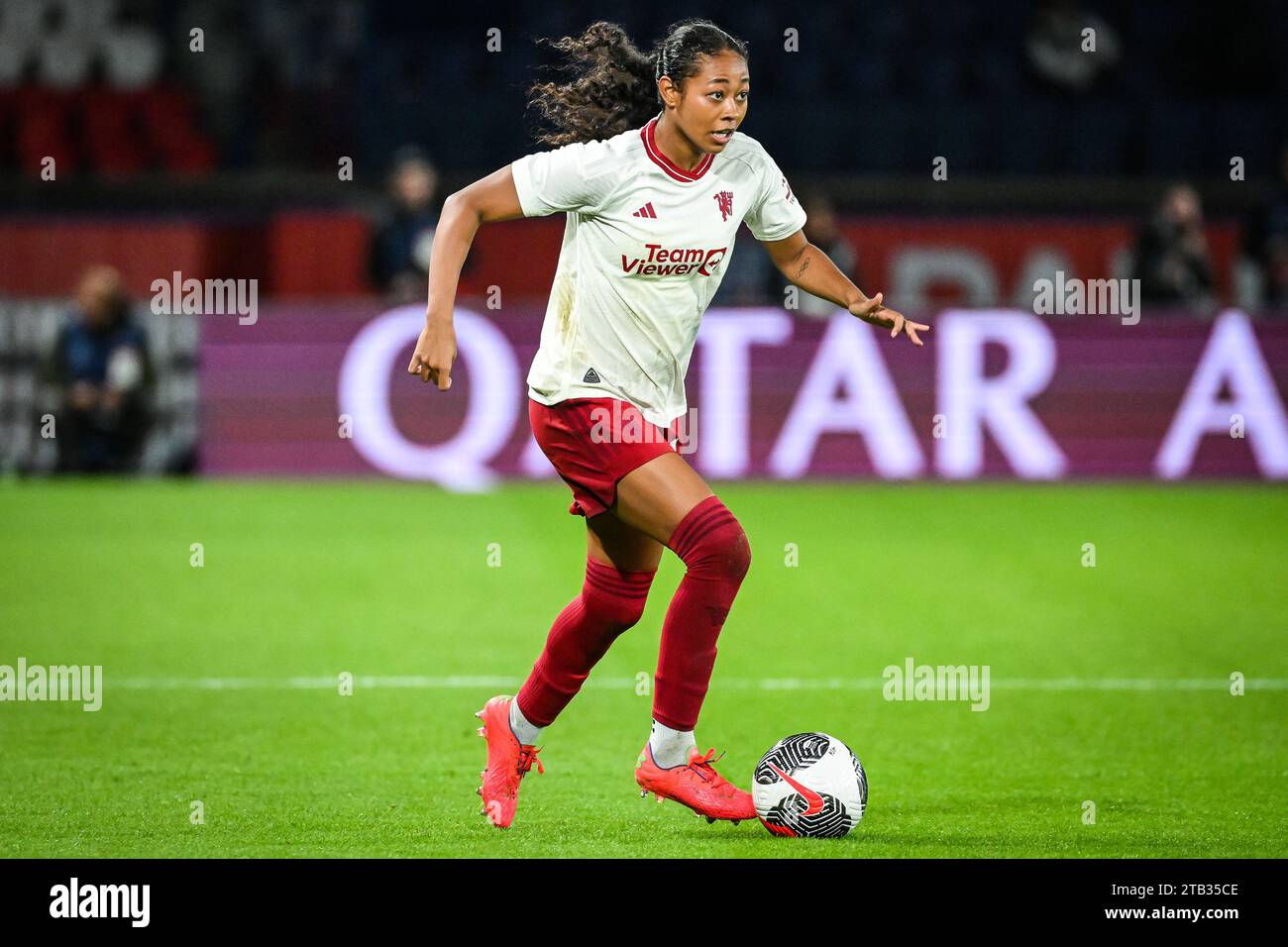 Jayde RIVIERE of Manchester United during the UEFA Women's Champions ...