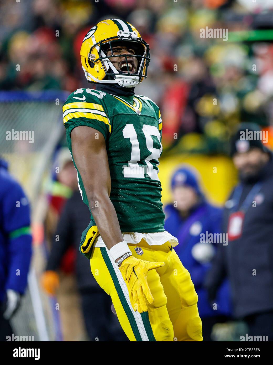 Green Bay, Wisconsin, USA. 3rd Dec, 2023. Green Bay Packers wide ...