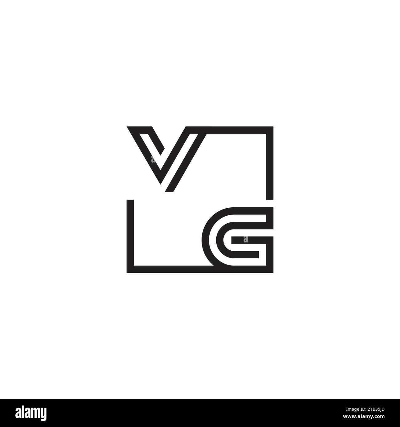 VG initial logo letters in high quality professional design that will ...