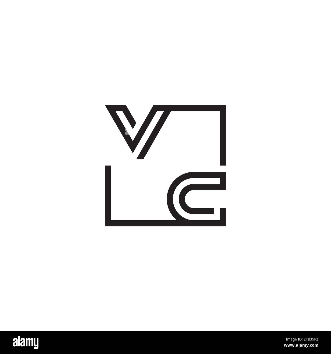VC initial logo letters in high quality professional design that will ...