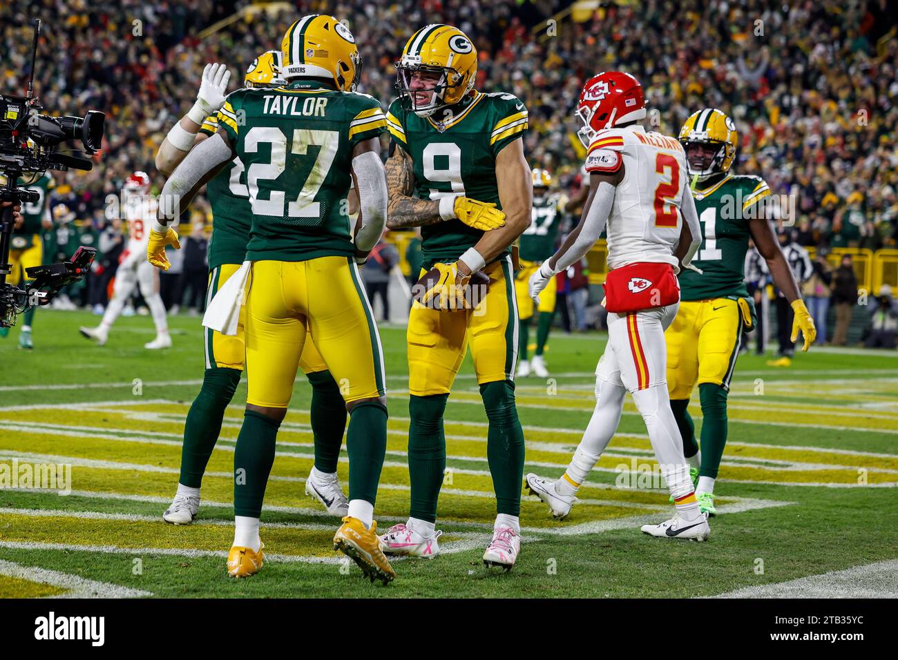Green Bay, Wisconsin, USA. 3rd Dec, 2023. Green Bay Packers wide ...
