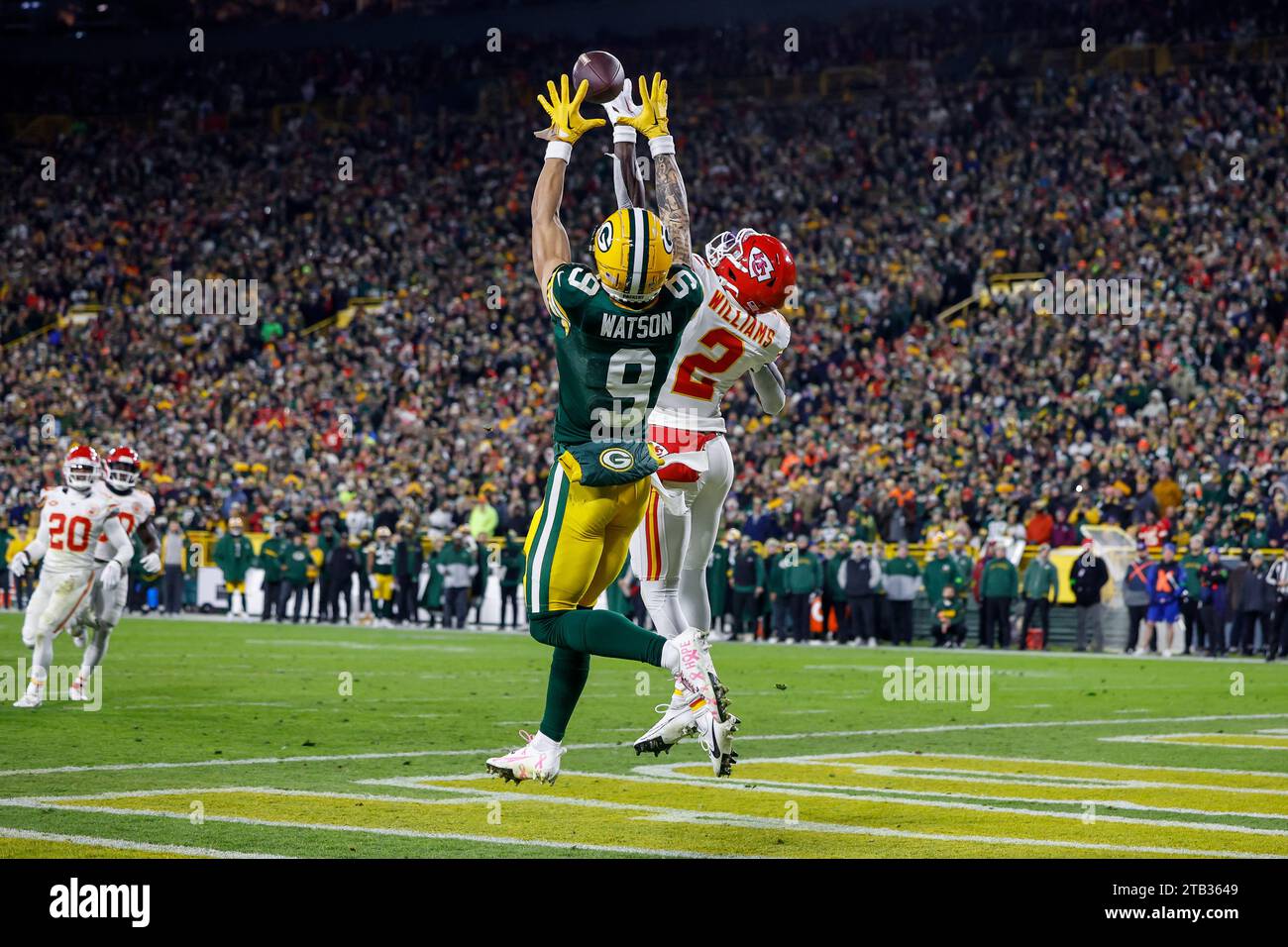 Green Bay, Wisconsin, USA. 3rd Dec, 2023. Green Bay Packers wide ...