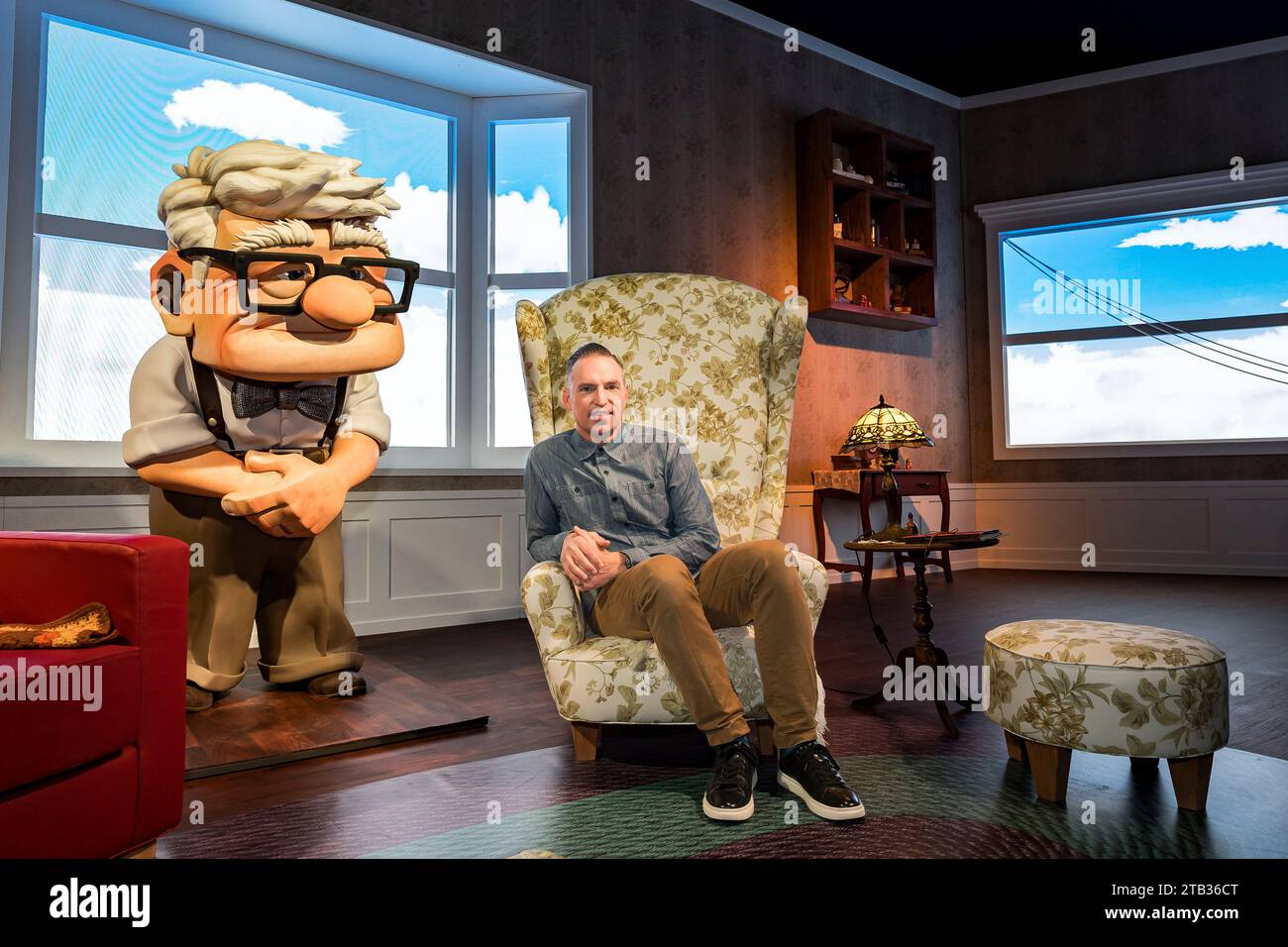 Pixar creative director Jay Ward during a visit to the Pixar Media Day exhibition at the IFEMA ...