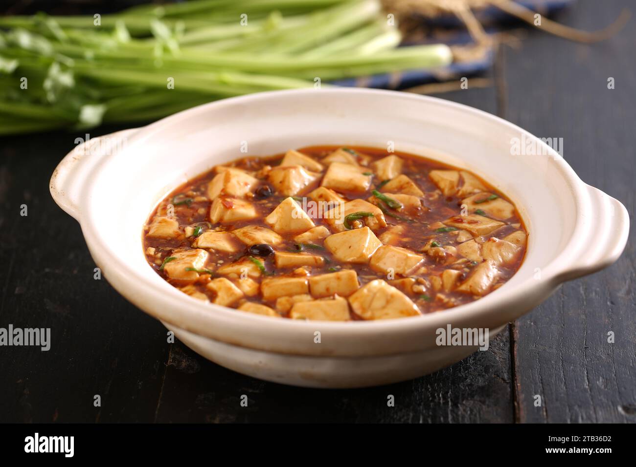 Mapo tofu , Mapo doufu , Chinese cuisine Stock Photo - Alamy