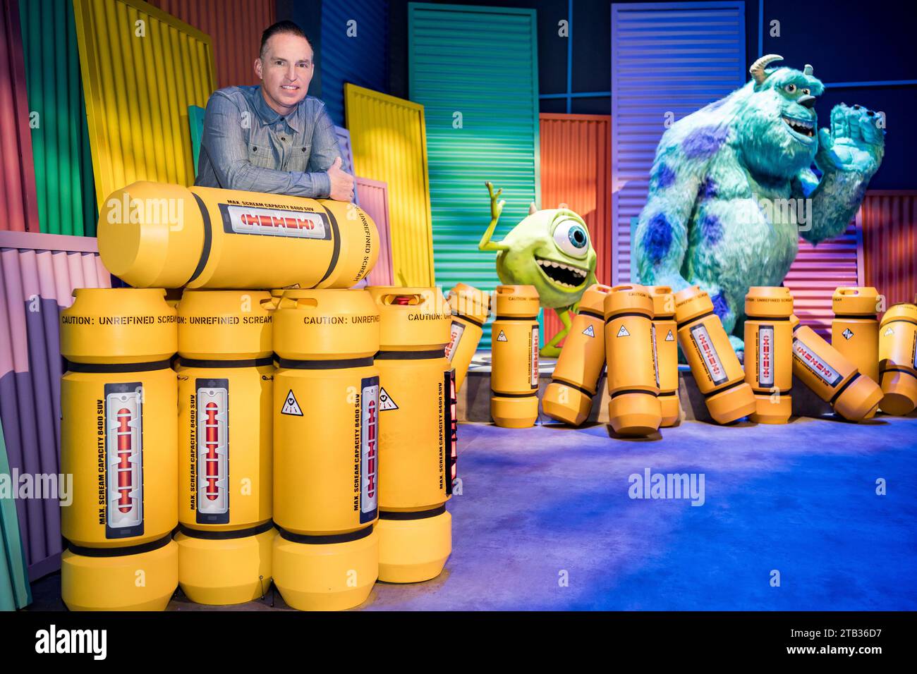 Pixar creative director Jay Ward poses during a visit to the Pixar ...