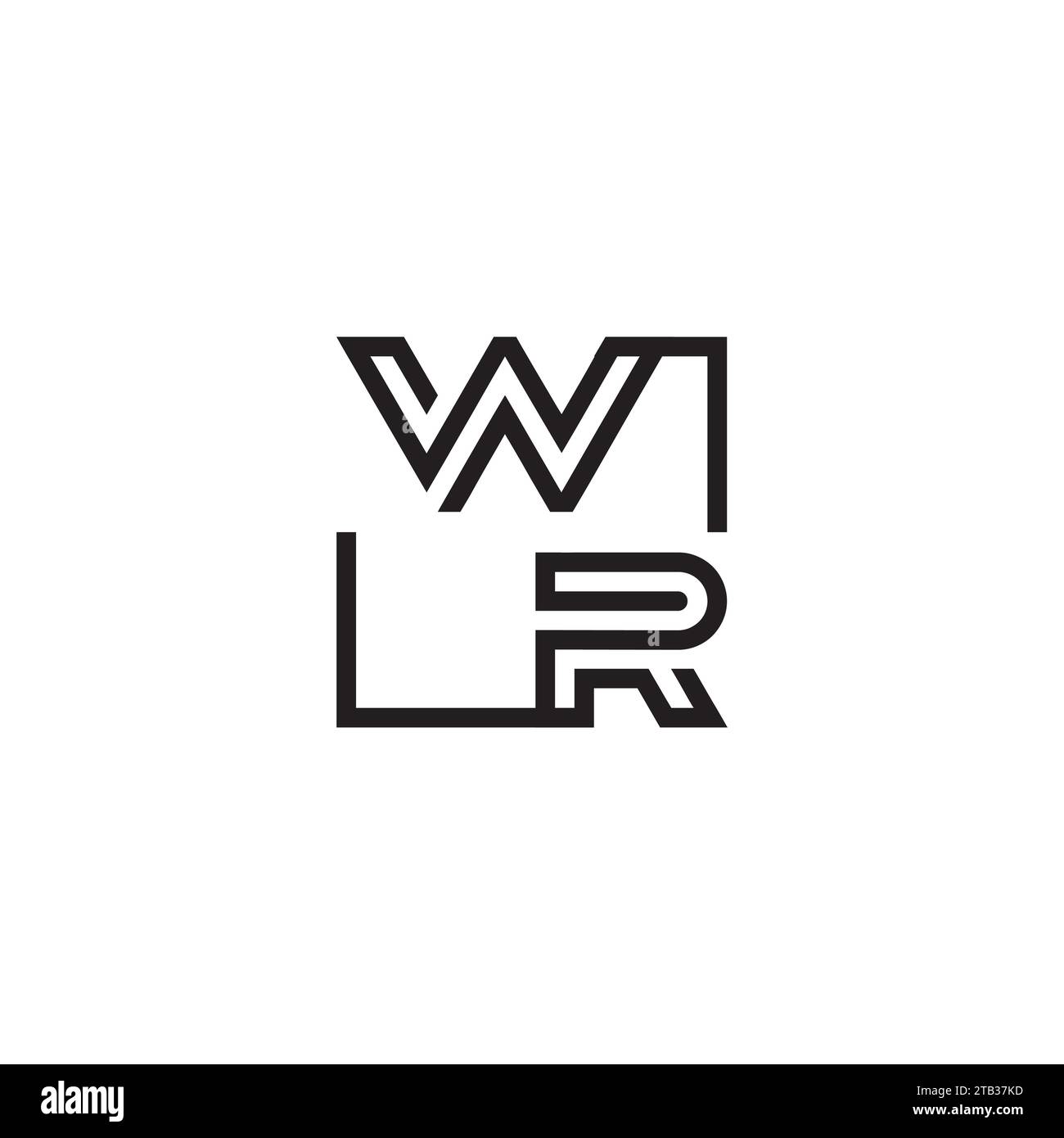 Wr logo Black and White Stock Photos & Images - Alamy