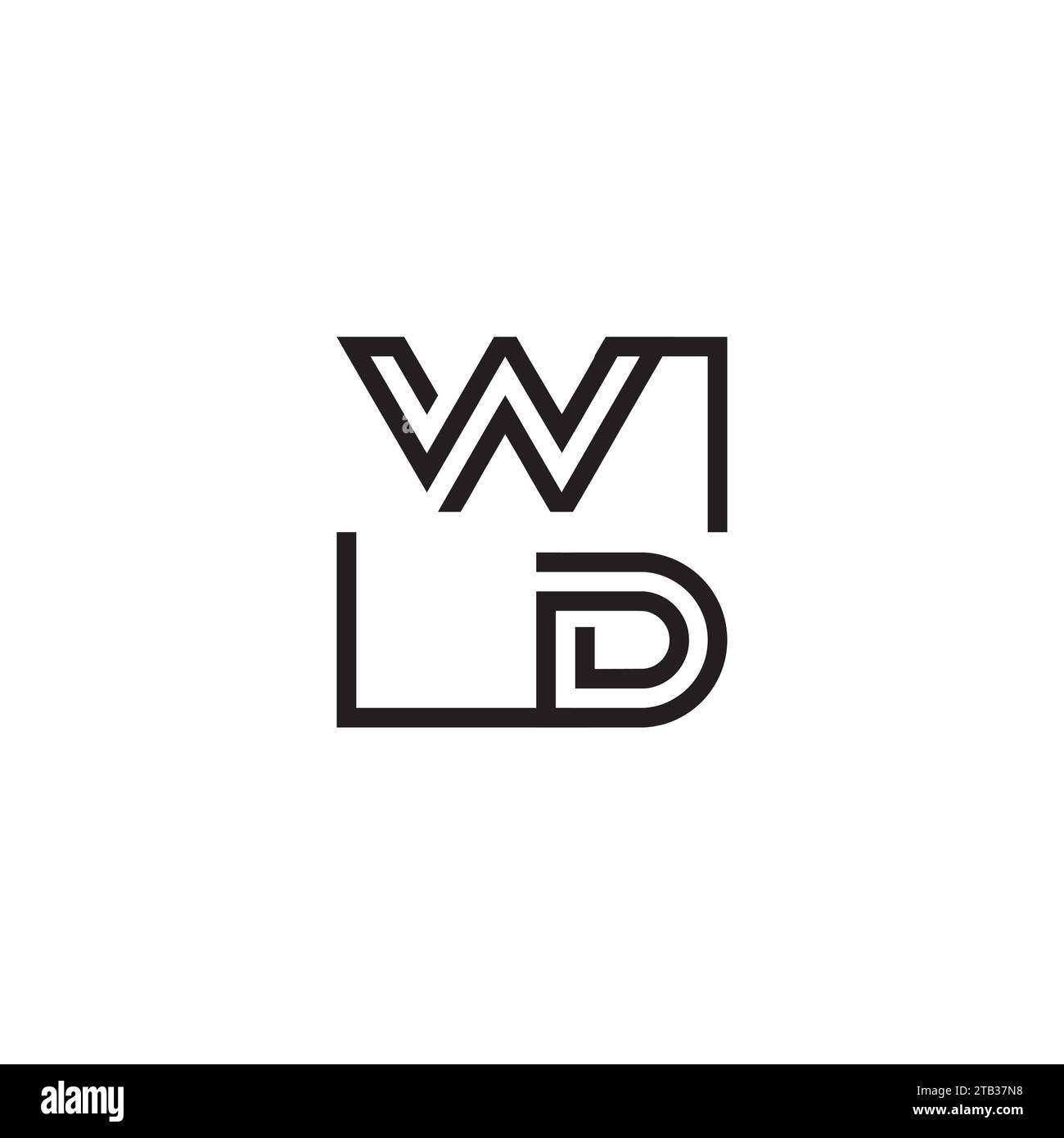 Wd clothing logo hi-res stock photography and images - Alamy