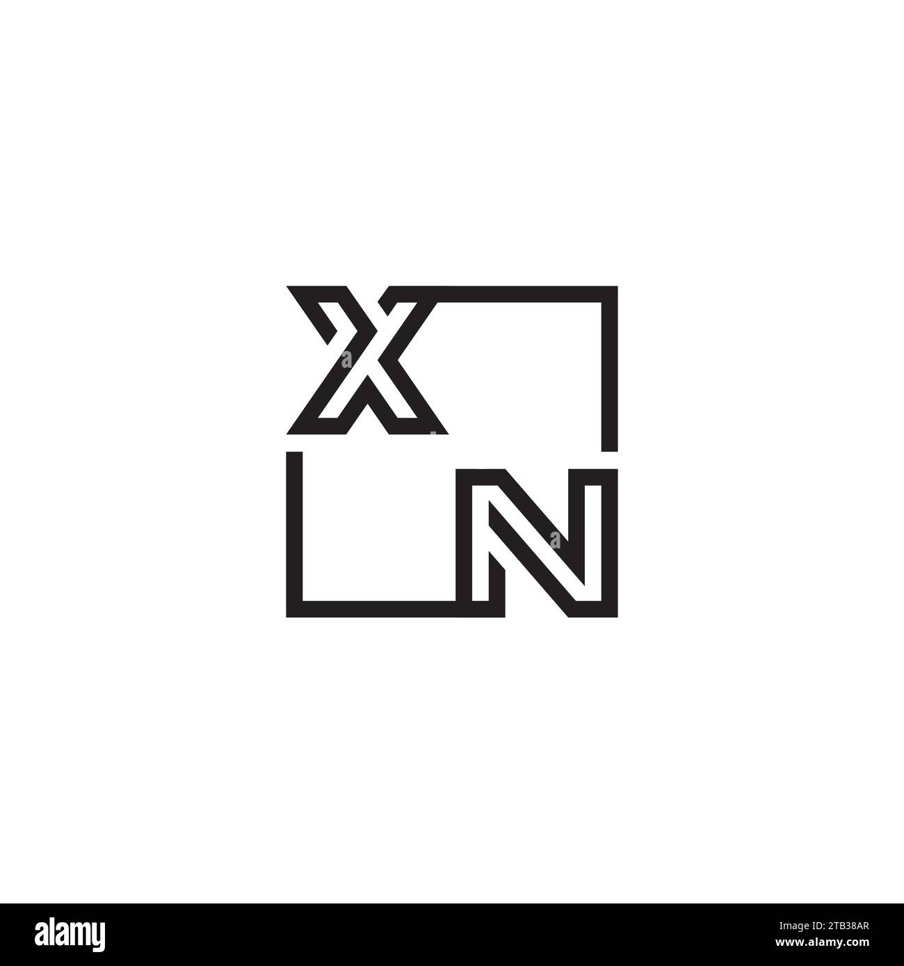 XN initial logo letters in high quality professional design that will ...