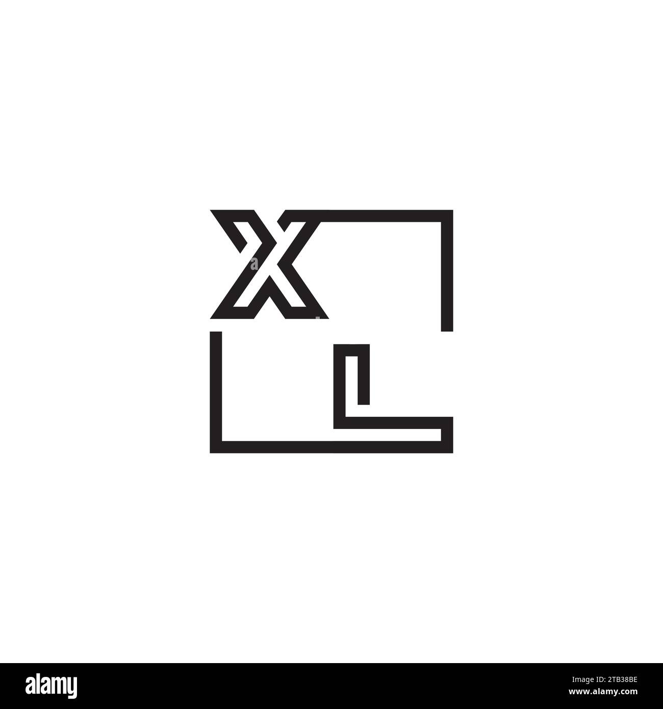 XL initial logo letters in high quality professional design that will ...