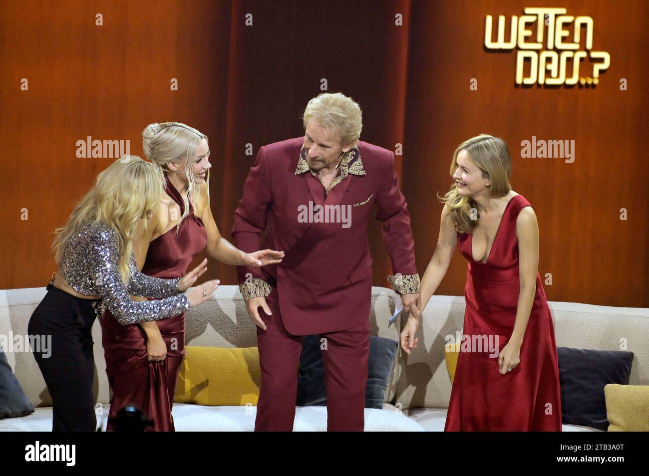 Helene Fischer, Shirin David, Thomas Gottschalk und Stefanie Stappenbeck in der ZDF ...