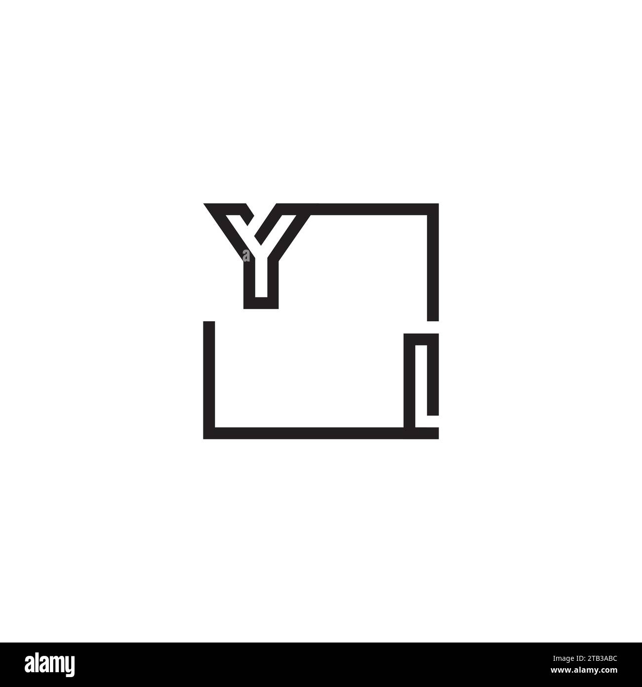 YI initial logo letters in high quality professional design that will ...