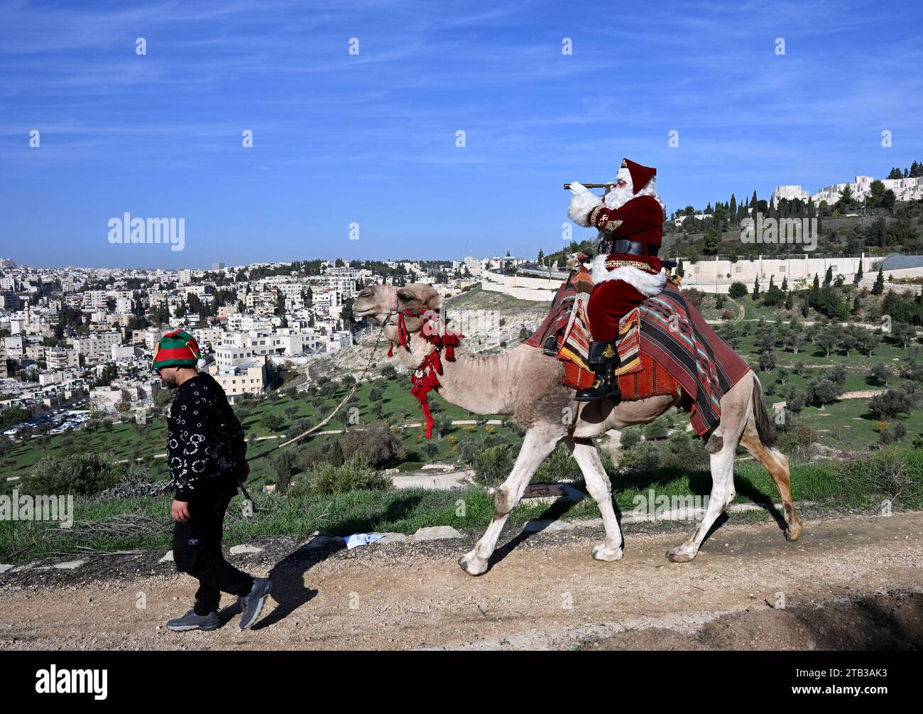 East Jerusalem, Israel. 04th Dec, 2023. Palestinian Christian Issa ...