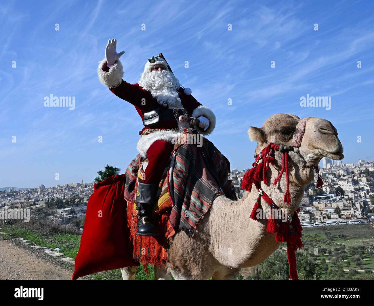 East Jerusalem, Israel. 04th Dec, 2023. Palestinian Christian Issa ...