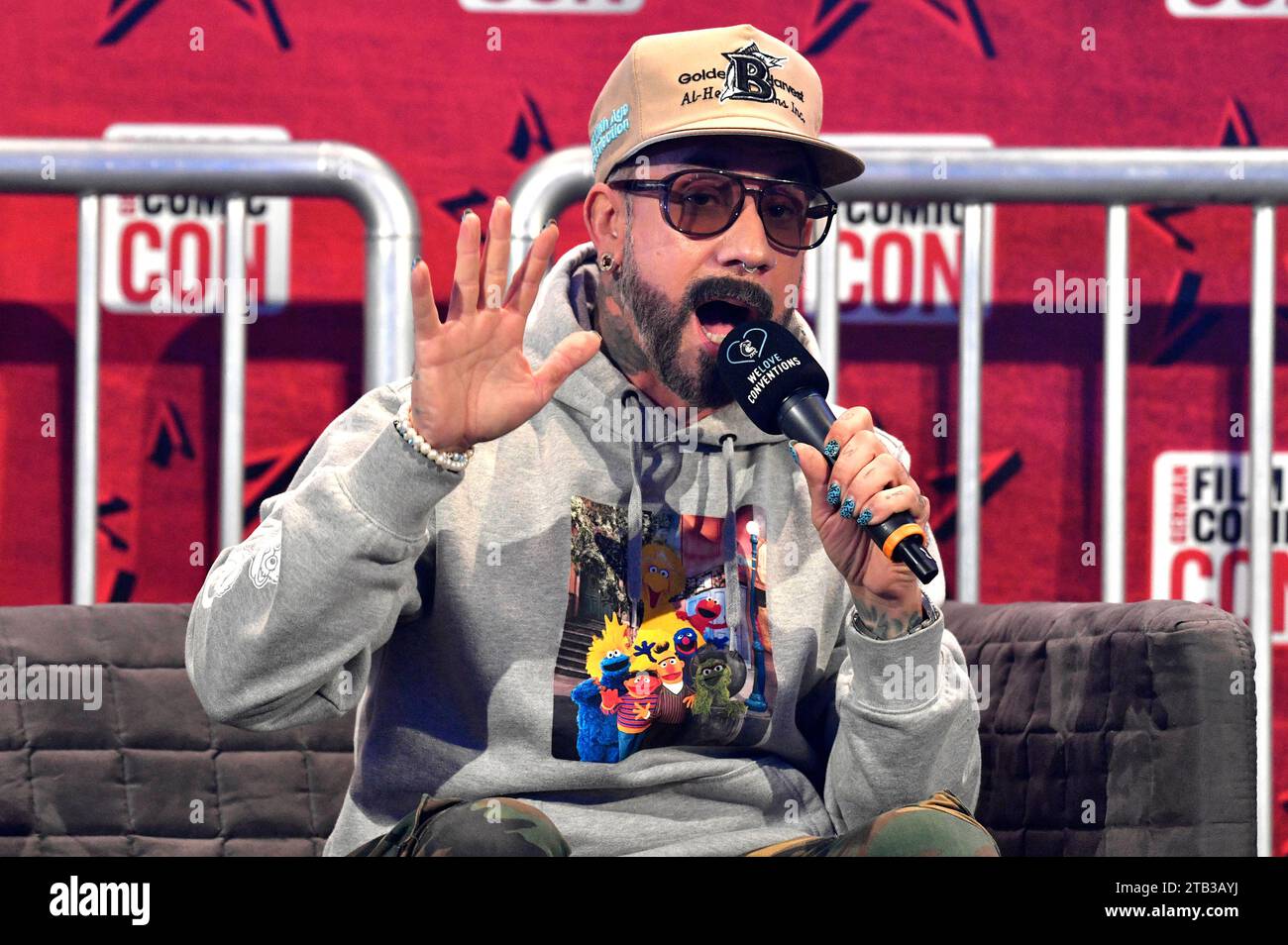 AJ McLean von den Backstreet Boys auf der German Film & Comic Con ...