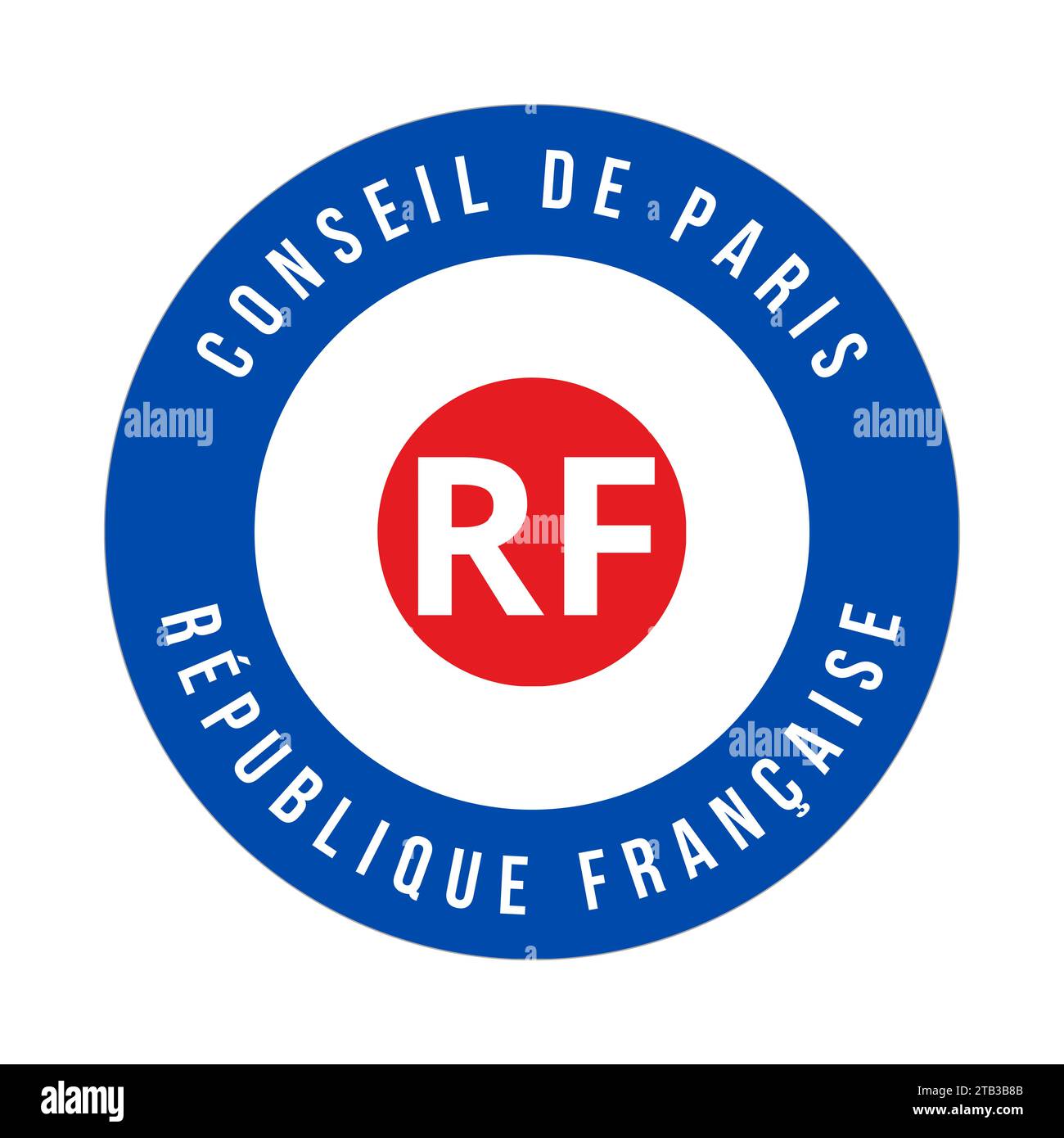 Council of Paris symbol icon Stock Photo - Alamy