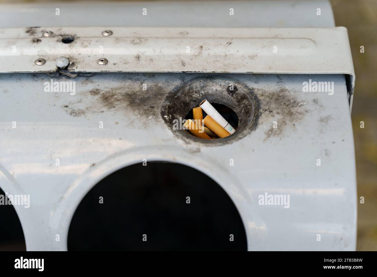 Waste bin for cigarettes hi-res stock photography and images - Alamy