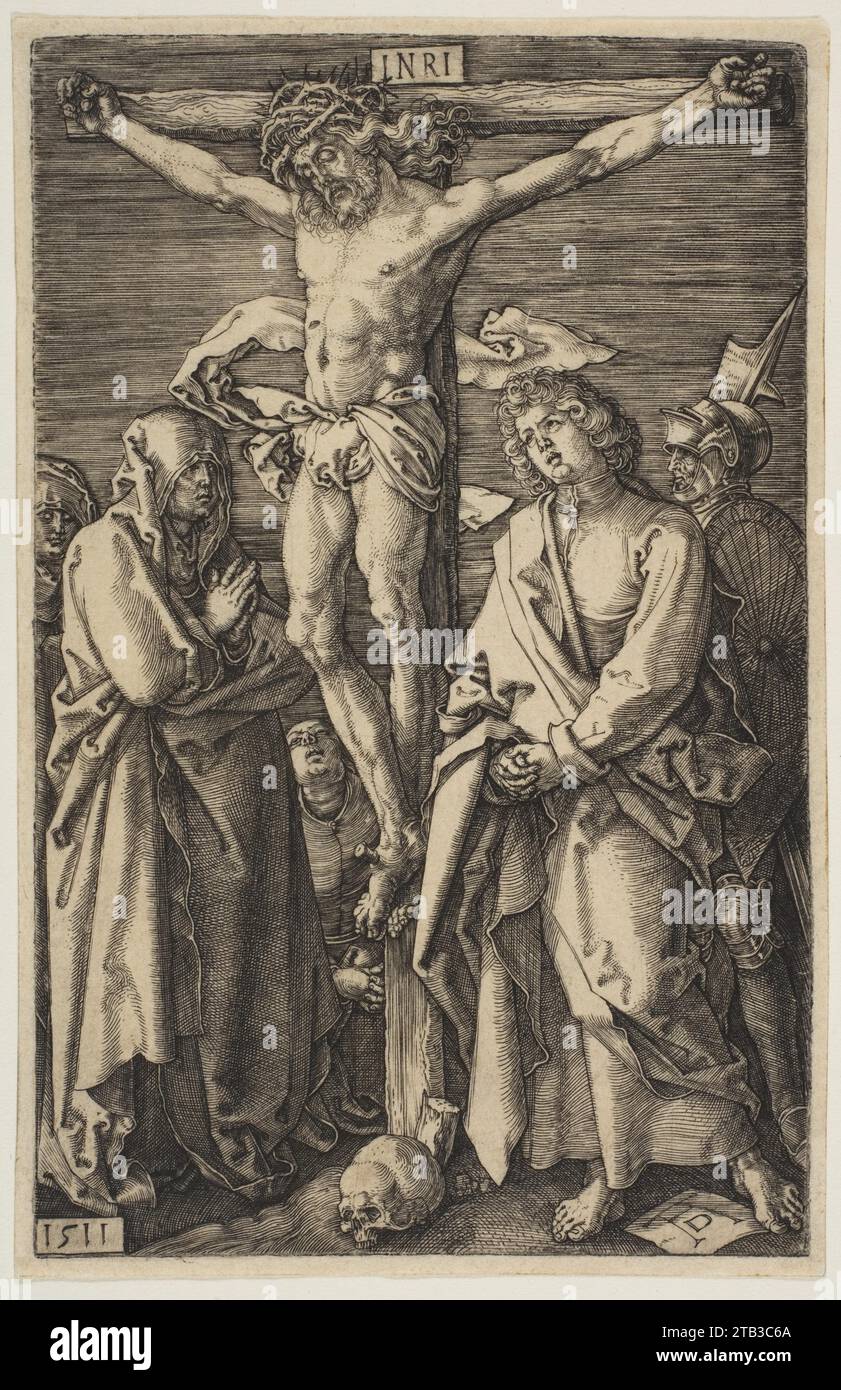 The Crucifixion, from "The Passion" 1968 by Albrecht Durer Stock Photo - Alamy