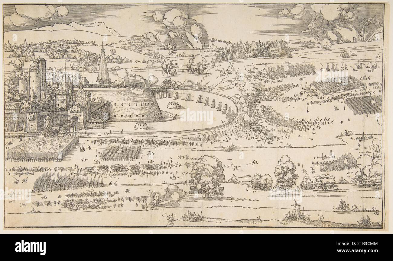 The Siege of a Fortress 1919 by Albrecht Durer Stock Photo - Alamy