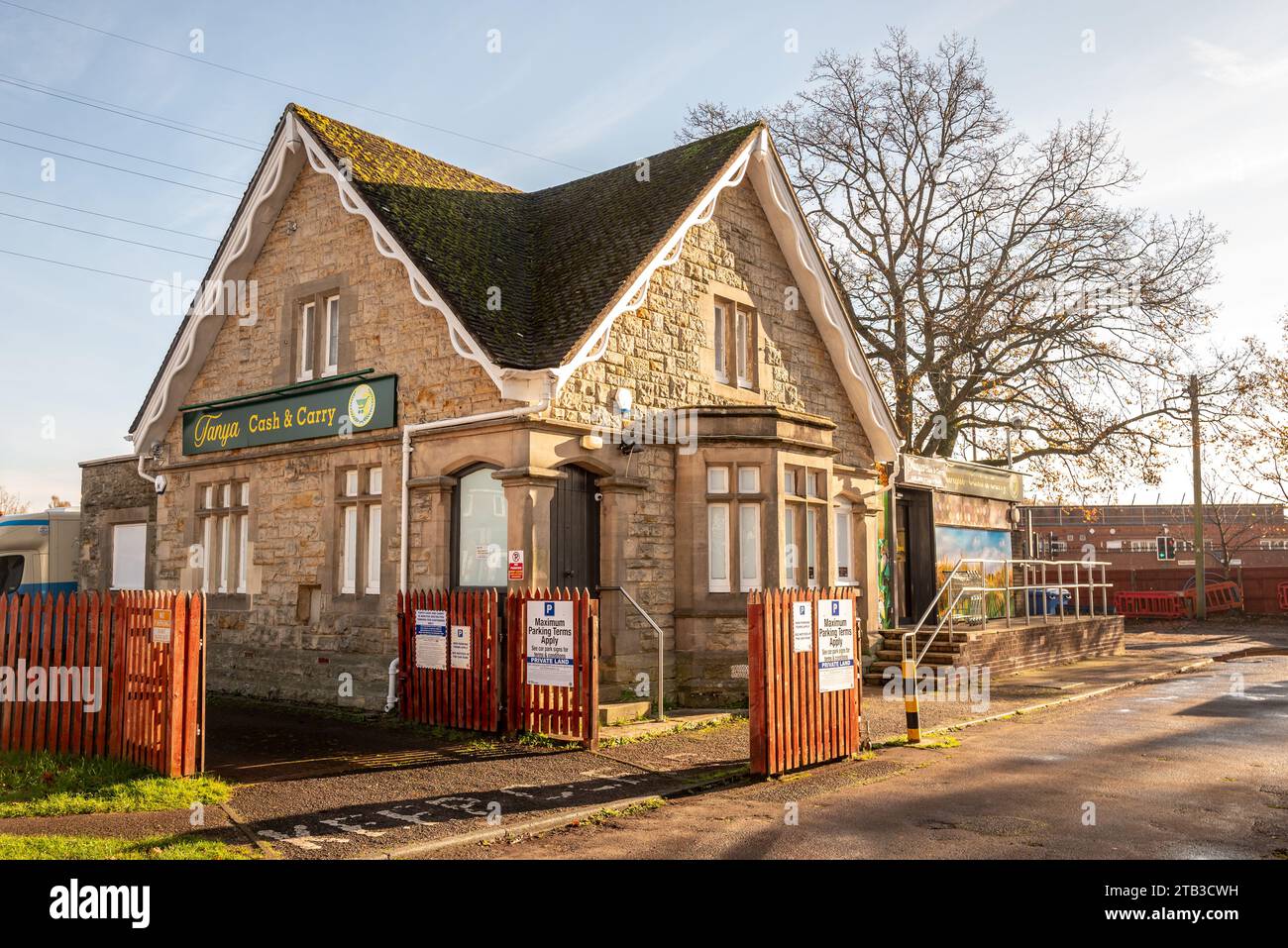 Crawley, November 29th 2023: Tilgate Lodge at Three Bridges Stock Photo ...