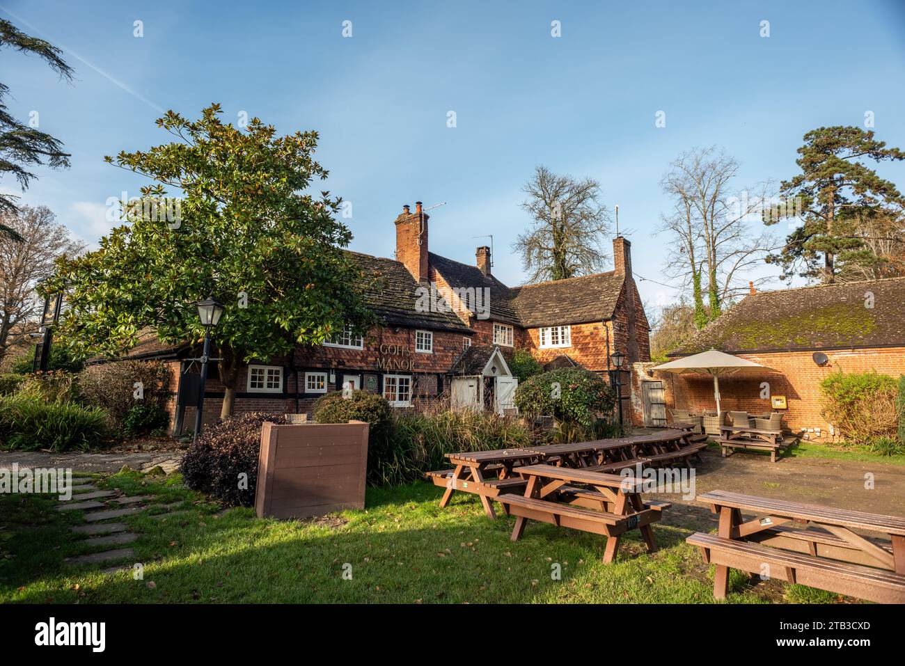 Crawley, November 29th 2023: Goffs Manor pub Stock Photo - Alamy