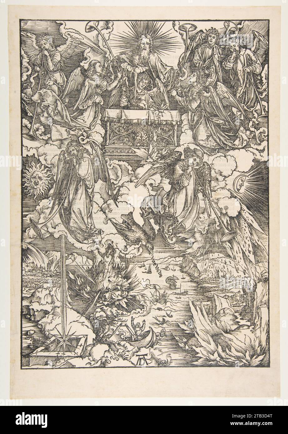 The Seven Angels with the Trumpet, from "The Apocalypse" 1975 by ...