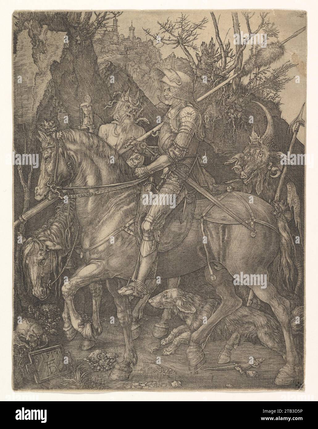 Knight, Death, and the Devil 1966 by Albrecht Durer Stock Photo - Alamy