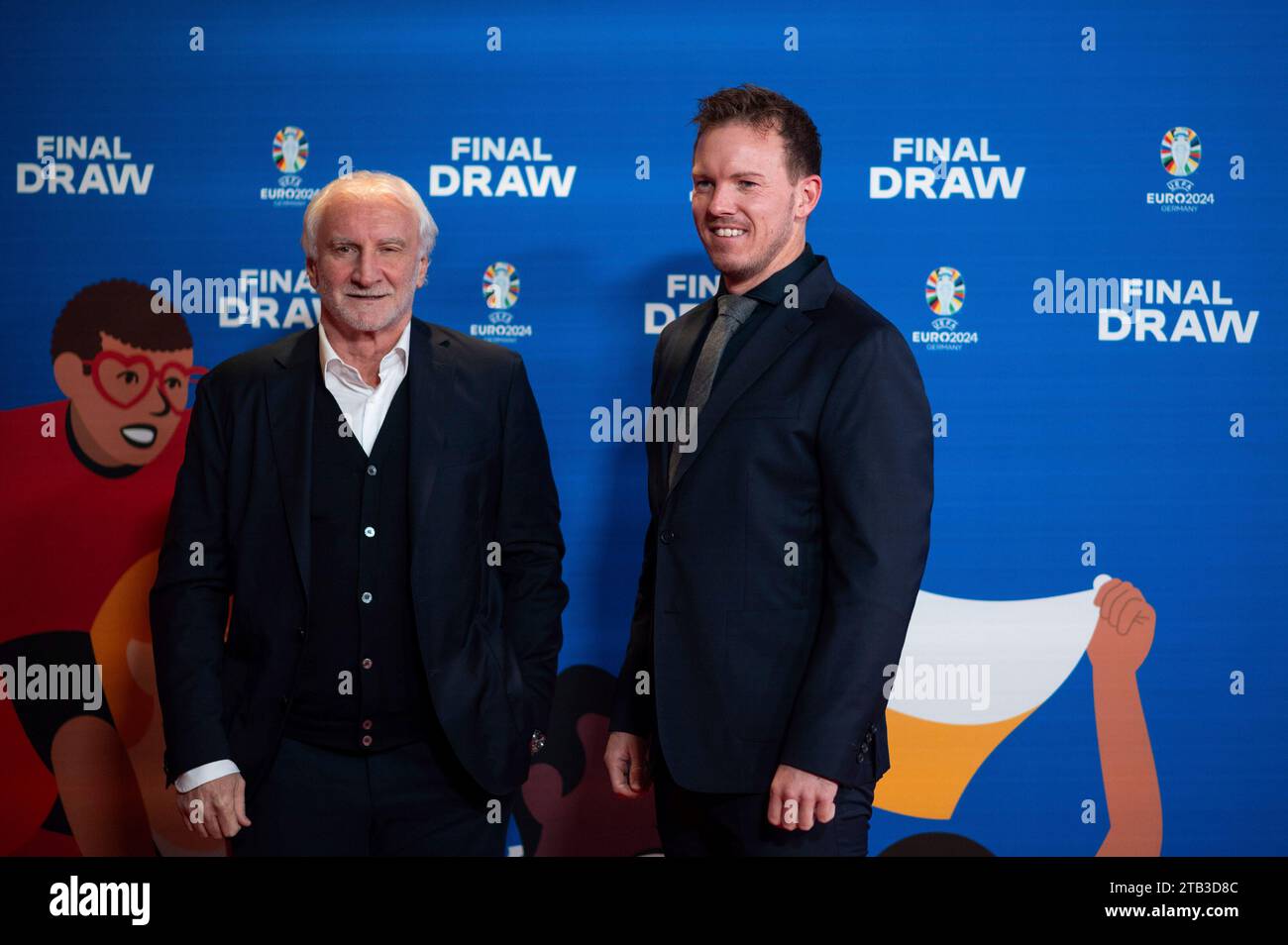 Rudi Völler (Deutschland, DFB Sportdirektor Nationalmannschaft), Julian ...