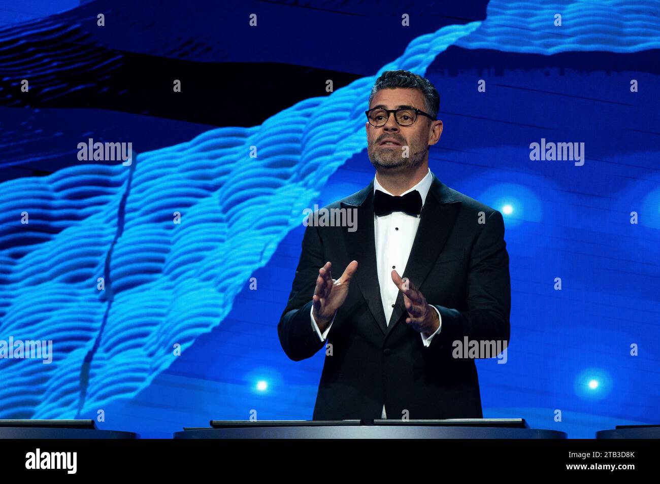 Pedro Pinto (Portugal, UEFA Moderator), GER, UEFA Euro 2024 Final Draw ...