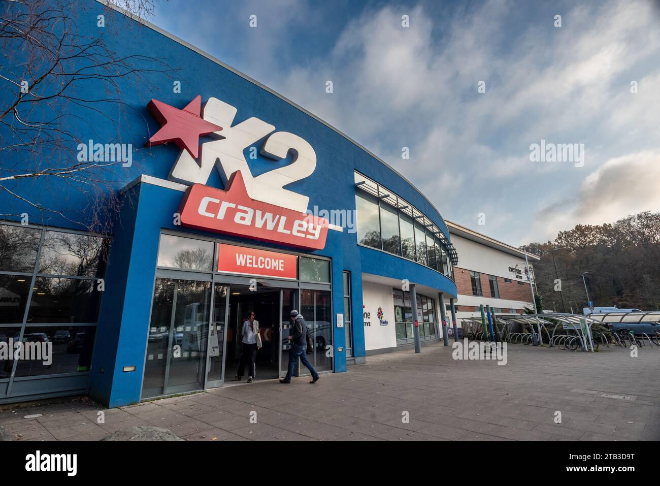 Crawley, December 1st 2023: The K2 Leisure Centre Stock Photo - Alamy