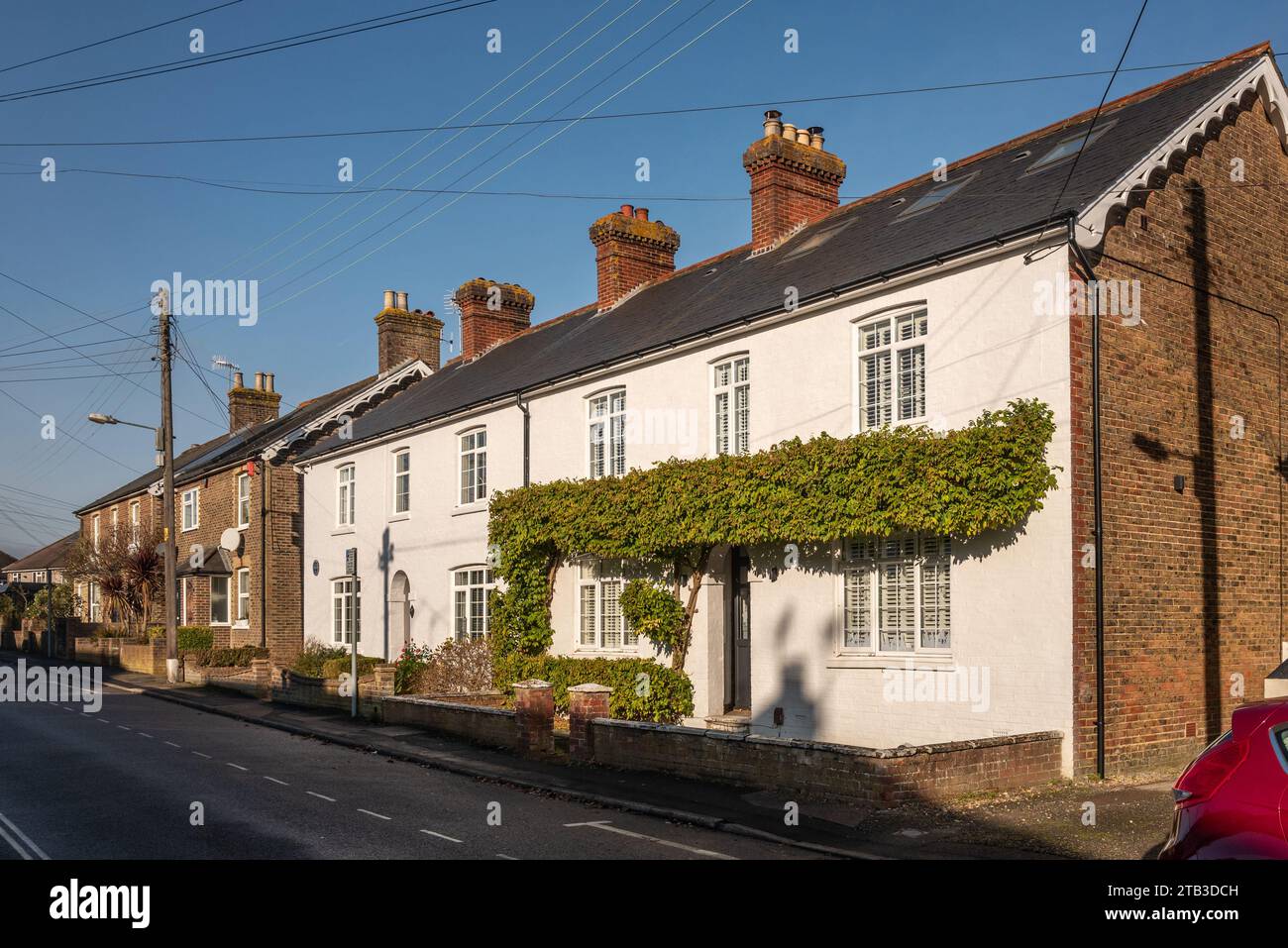 Crawley, November 29th 2023: New Street in Three Bridges Stock Photo ...
