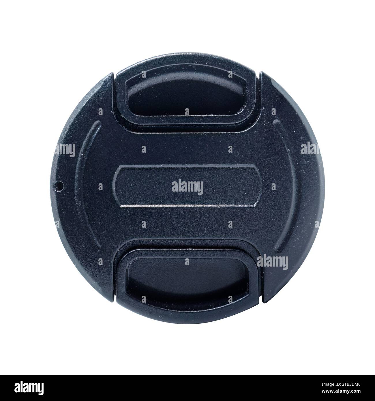 Plastic camera lens cap, front view. Isolated on white background with clipping path Stock Photo ...