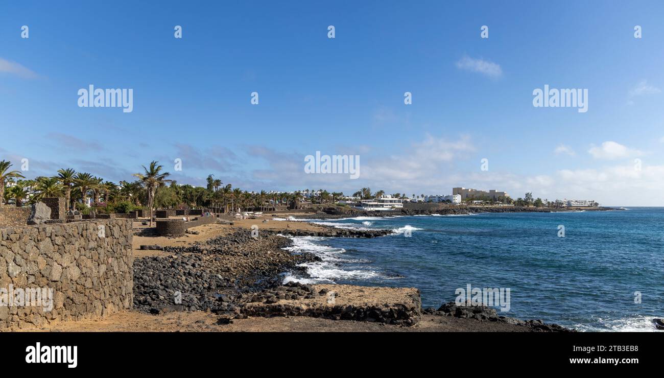Beautiful view lanzarote beach hi-res stock photography and images - Alamy