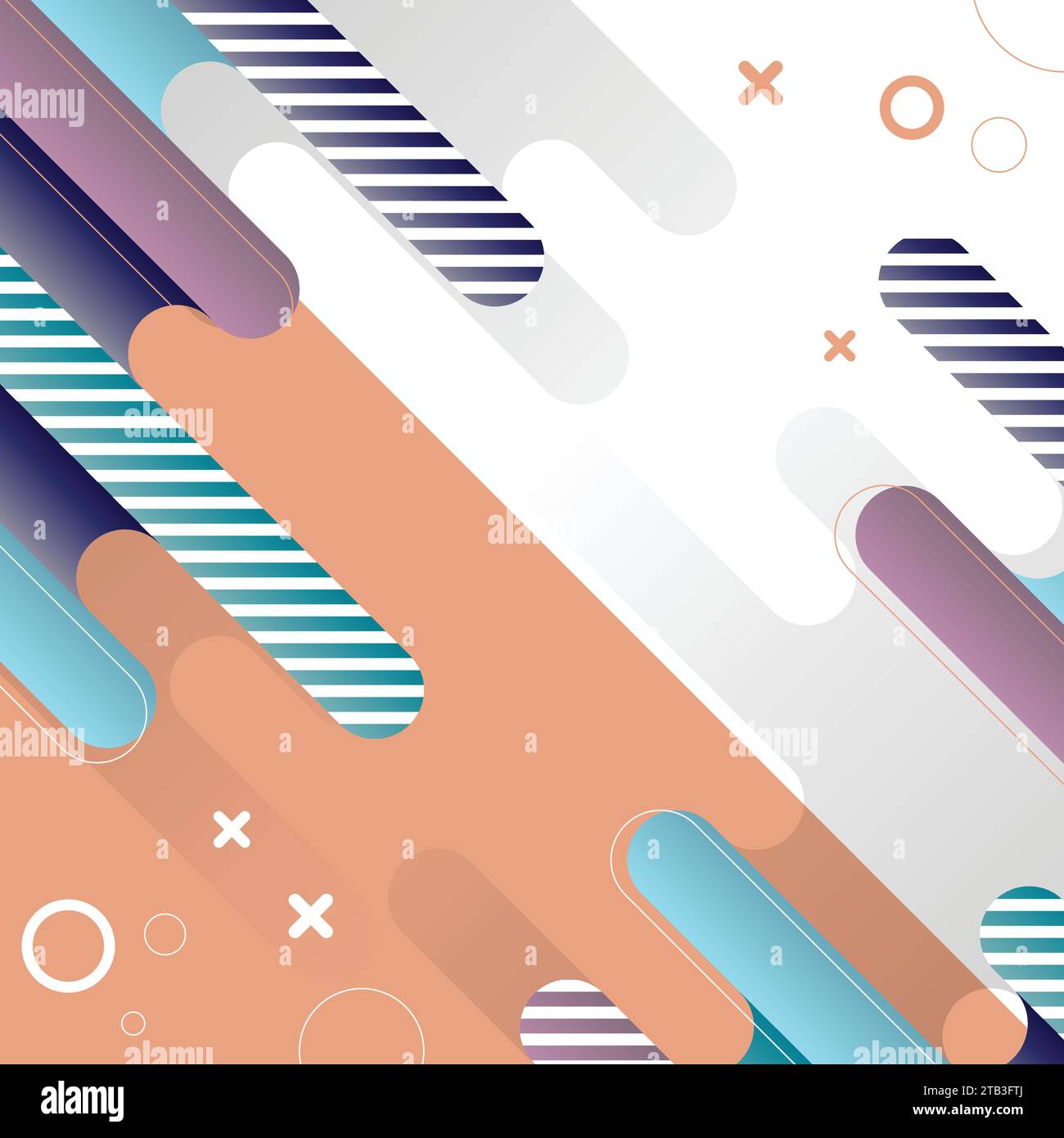 Colorful rounded shapes background. Abstract background. Vector illustration Stock Vector Image ...