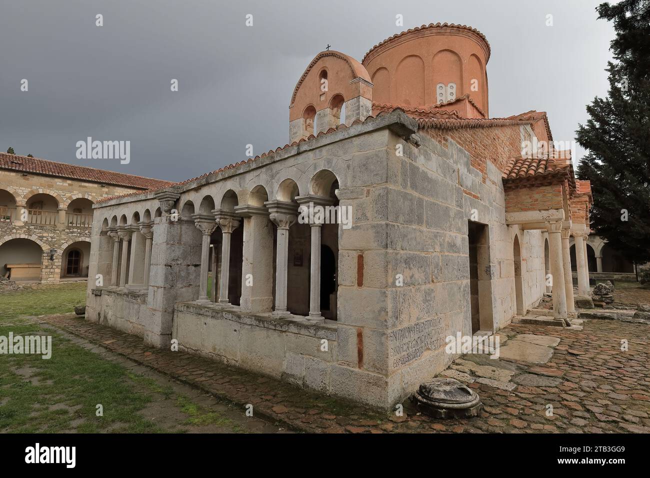 107 SW-NW corner, porticos and exonarthex, church of the Saint Mary ...